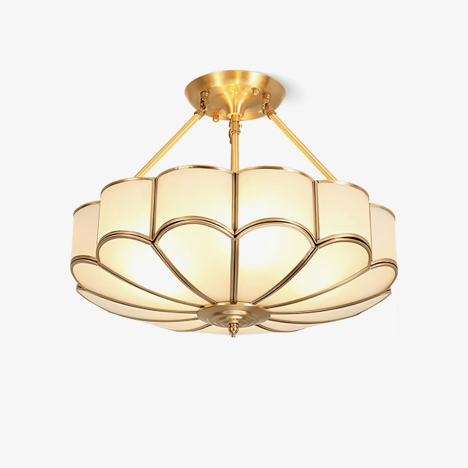 Flower Shape Glass Ceiling Light – Vakkerlight