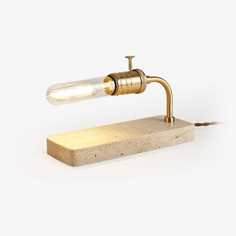 Travertine Vintage Tube Table Lamp – Vakkerlight