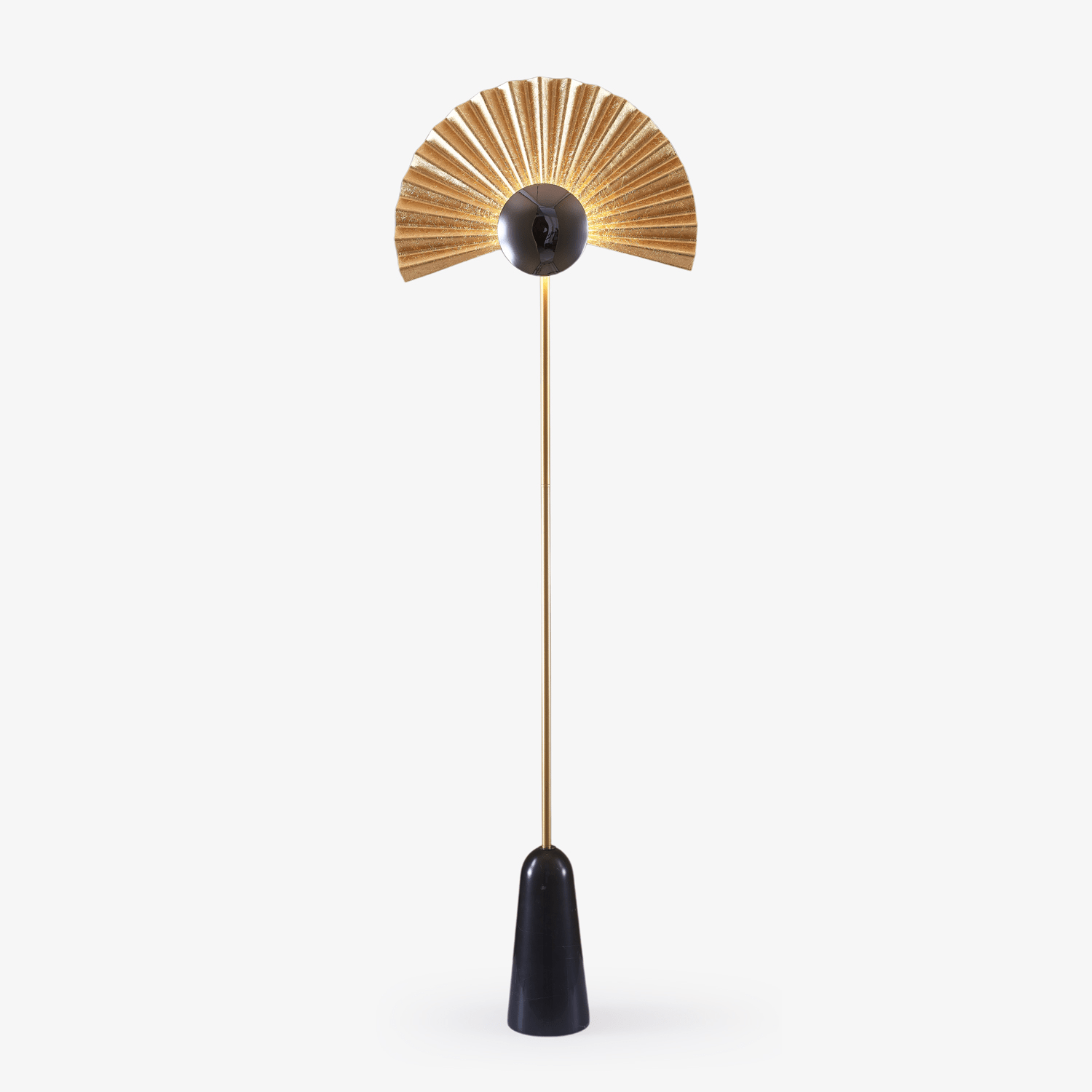 Gilded Fan Floor Lamp – Vakkerlight