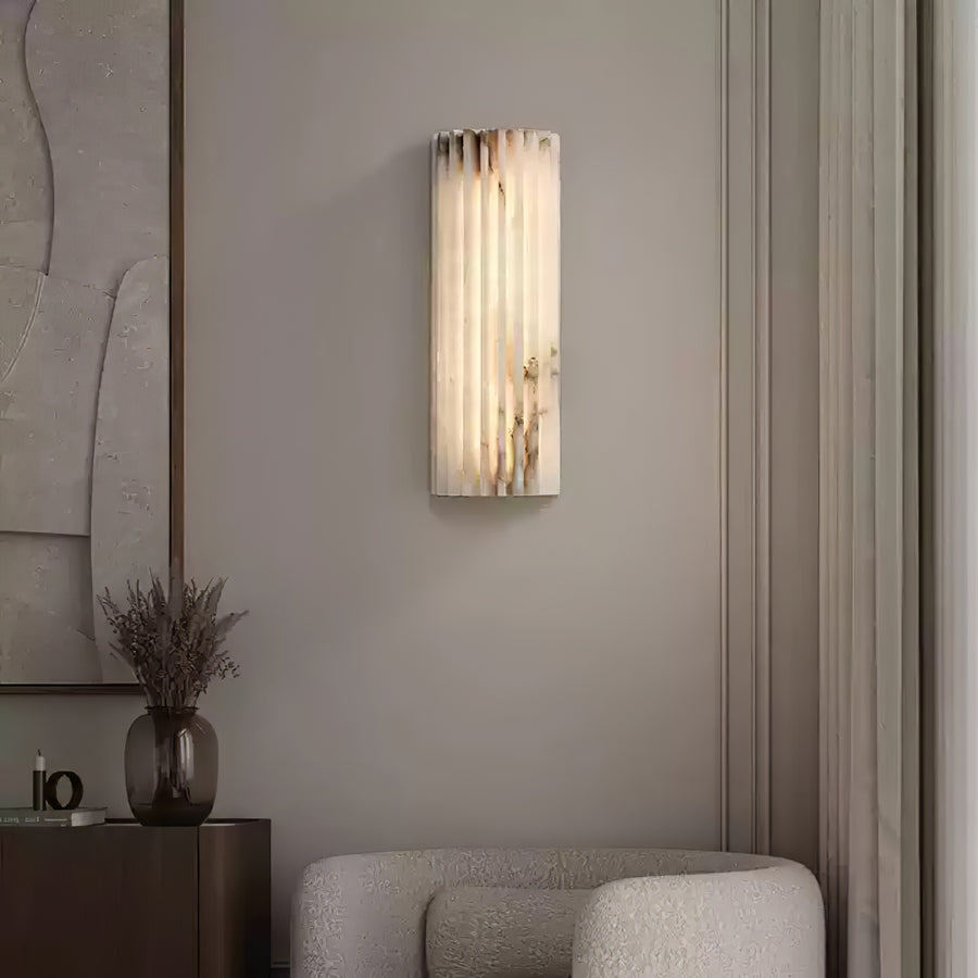 Alvia Alabaster Wall Light – Vakkerlight