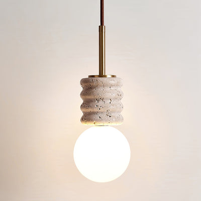 Alvia Travertine Pendant Lamp – Vakkerlight