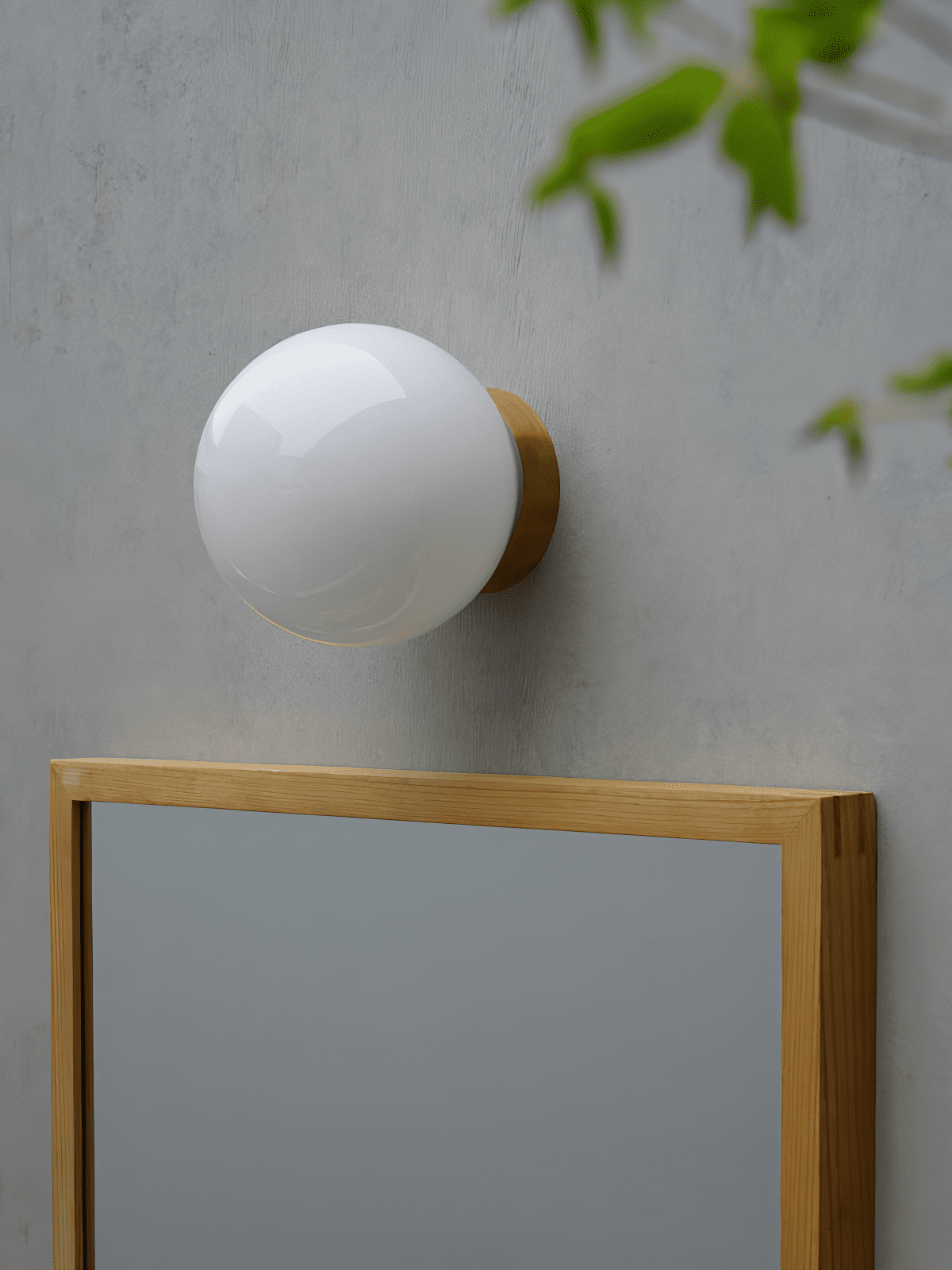 Aura Globe Glass Wall Light – Vakkerlight