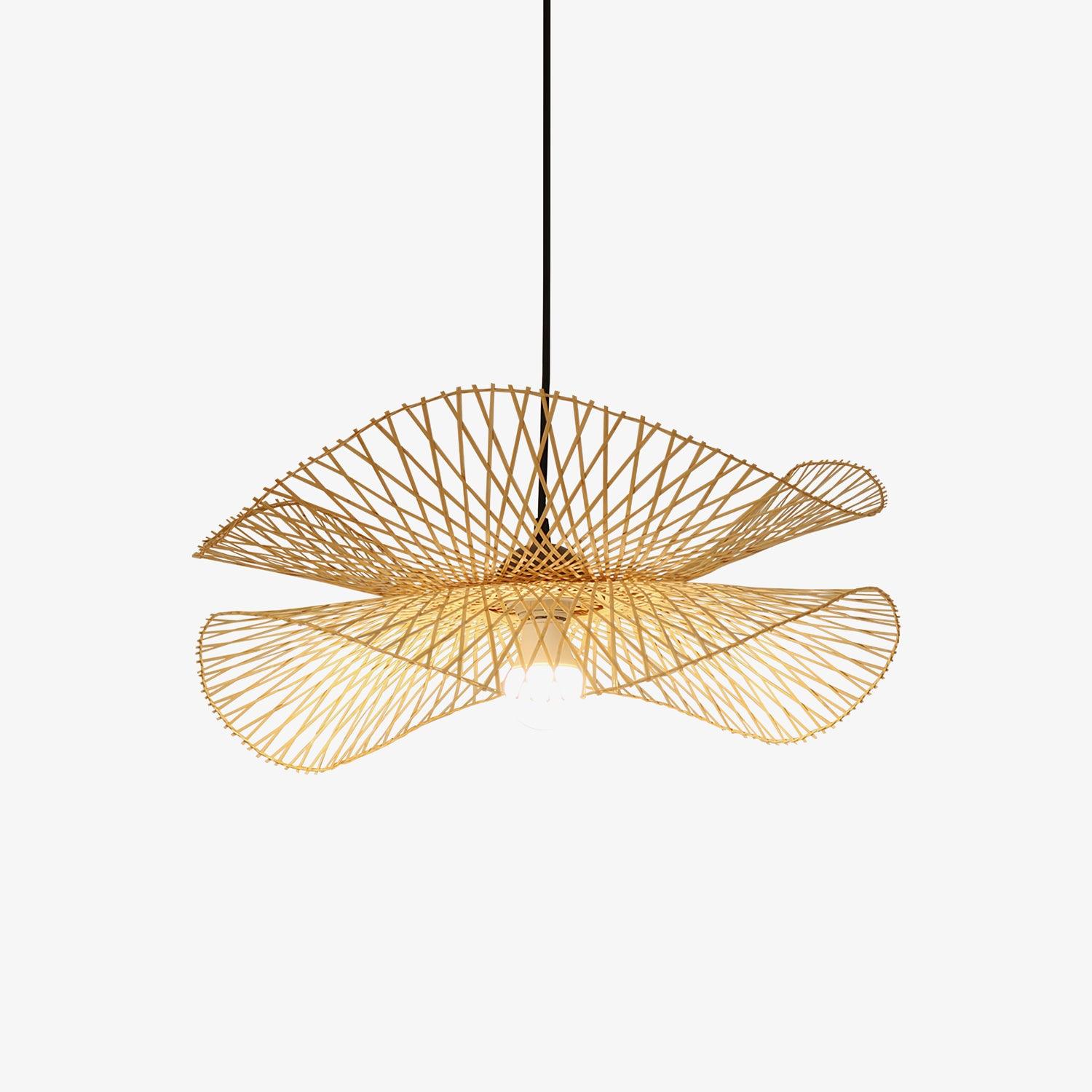 Bamboo Frame Pendant Lamp – Vakkerlight