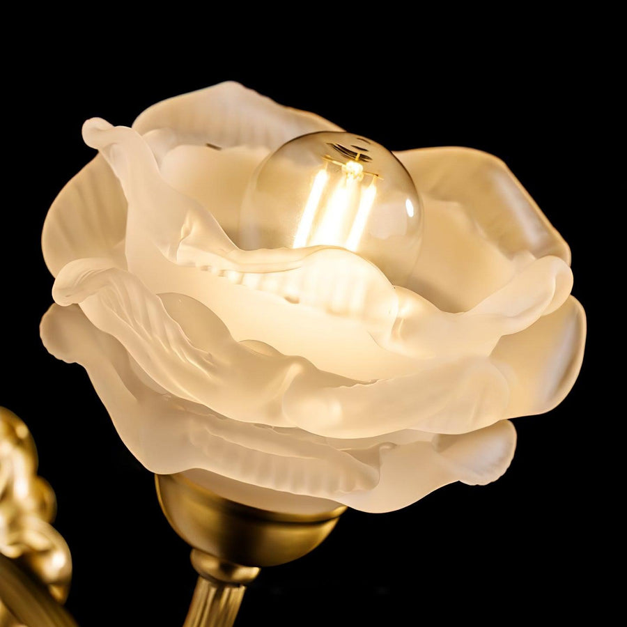 Brass Rose Wall Light – Vakkerlight