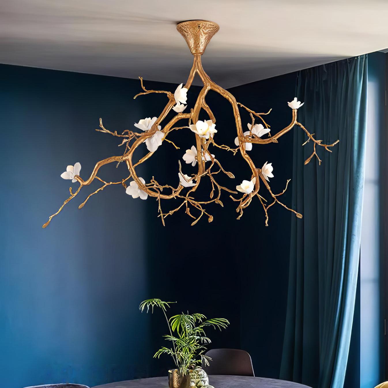 Tree Branches Flower Ceiling Lamp – Vakkerlight