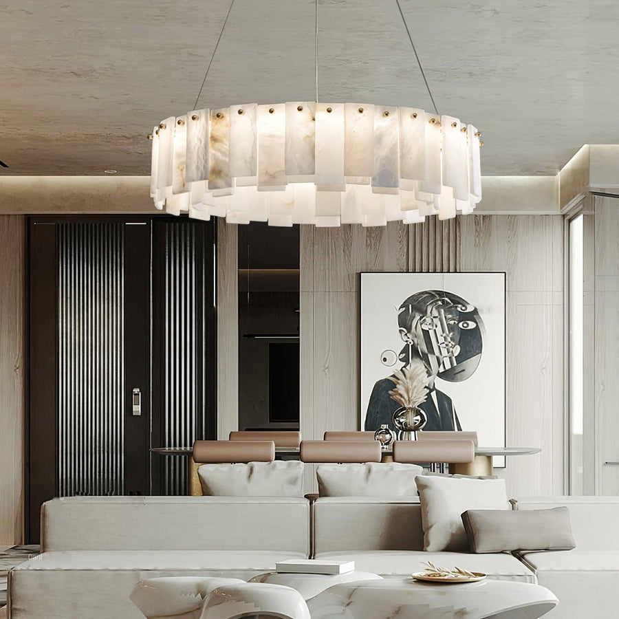 Celestial Alabaster Round Chandelier – Vakkerlight