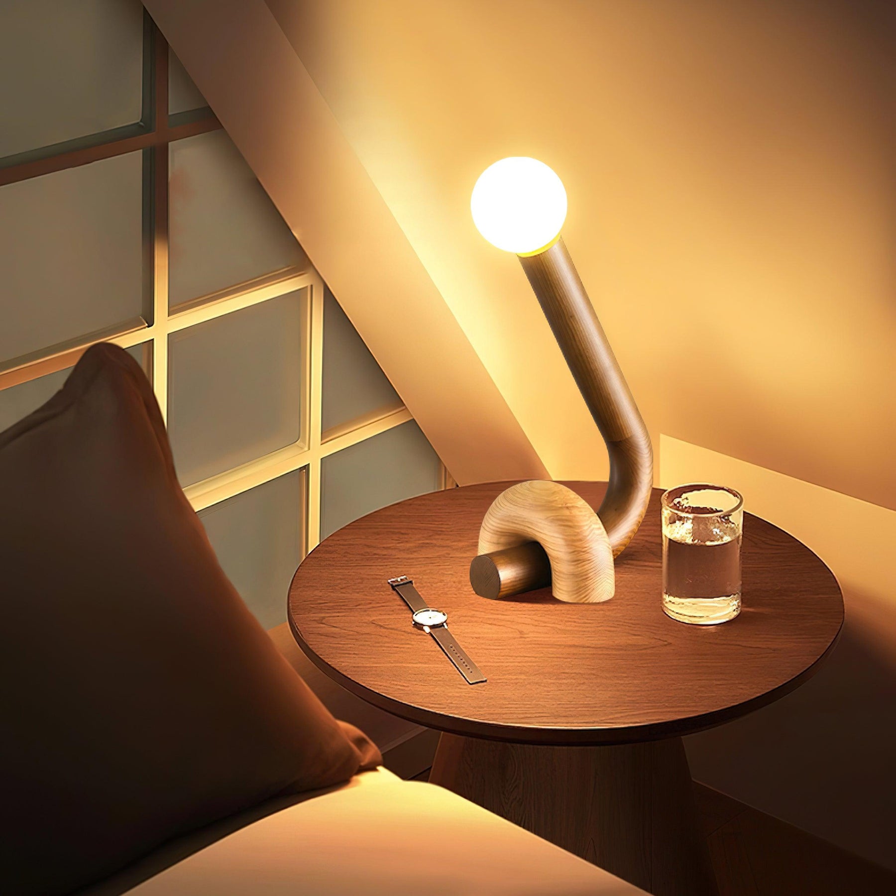 Curled Table Lamp – Vakkerlight