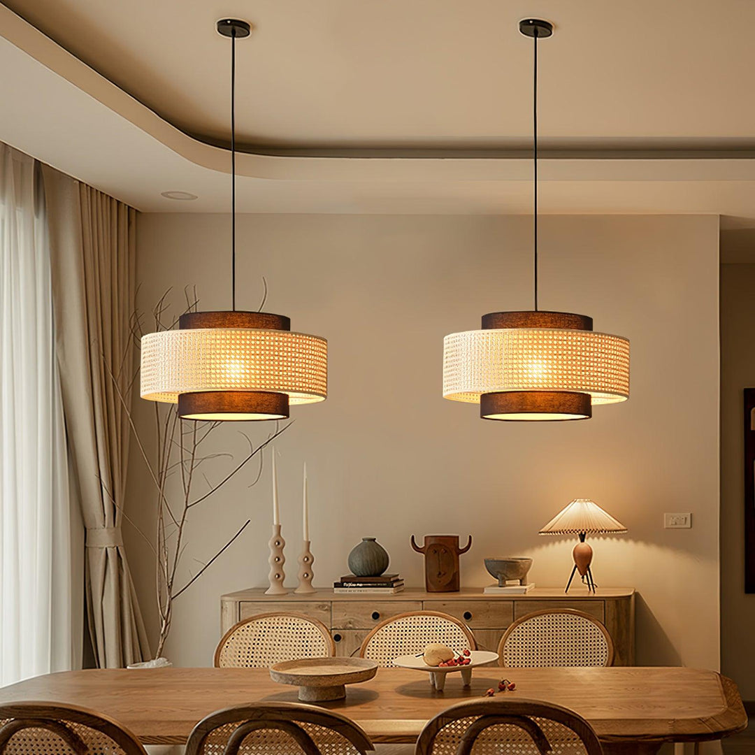 Drum Shade Pendant Light – Vakkerlight