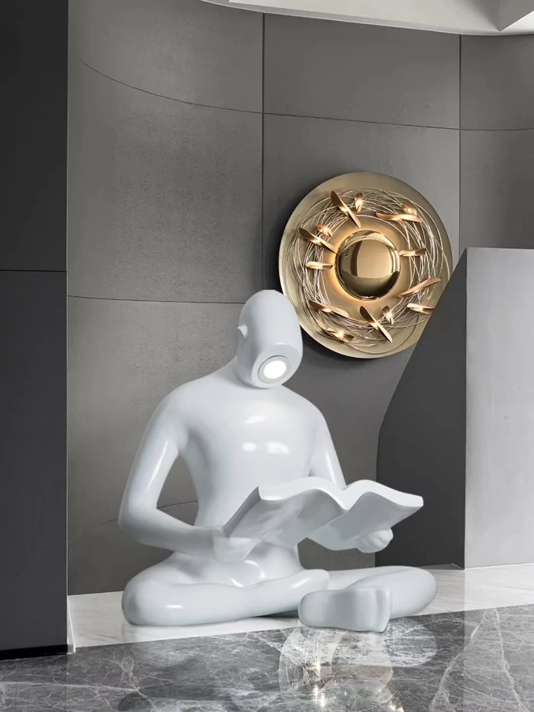 Elliott Reading Sculpture Floor Lamp – Vakkerlight