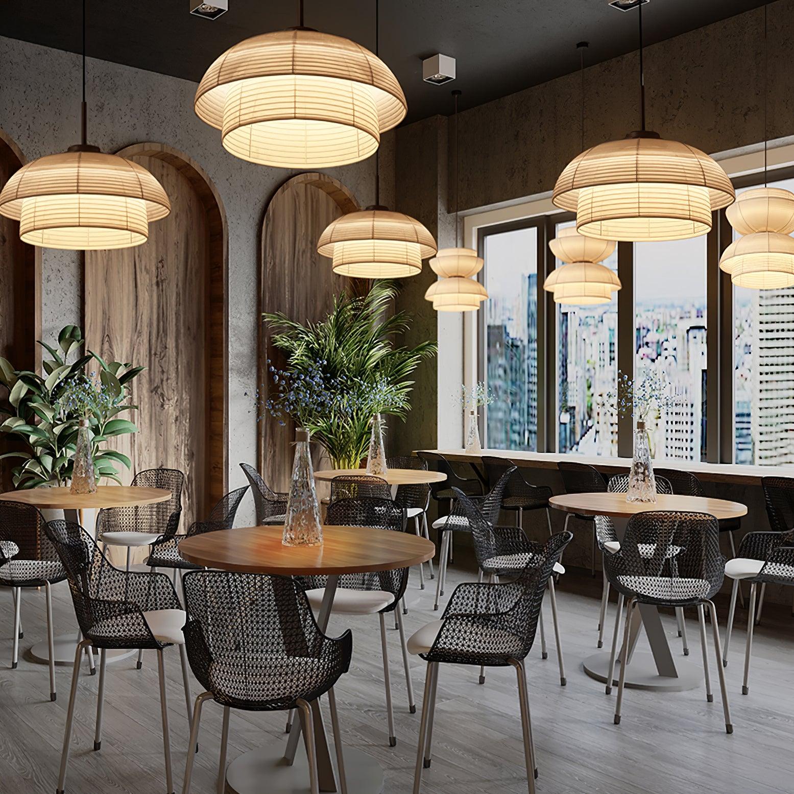 Fabric Art Hanging Lamp – Vakkerlight