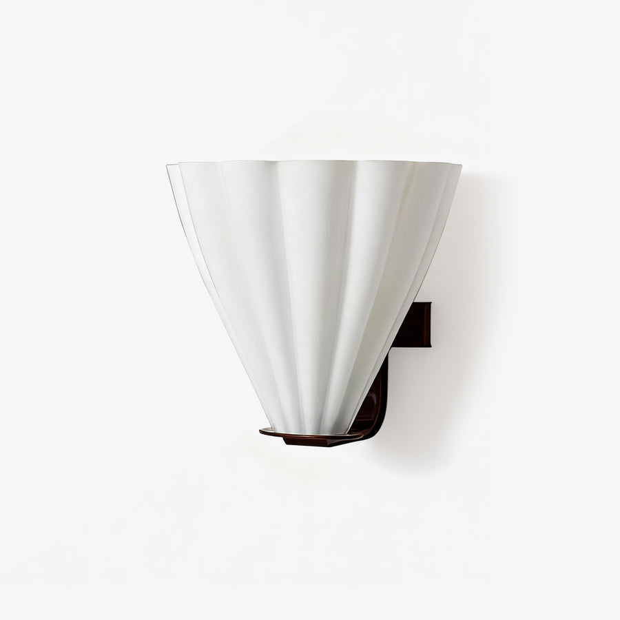 Fan Shaped Glass Wall Sconce – Vakkerlight