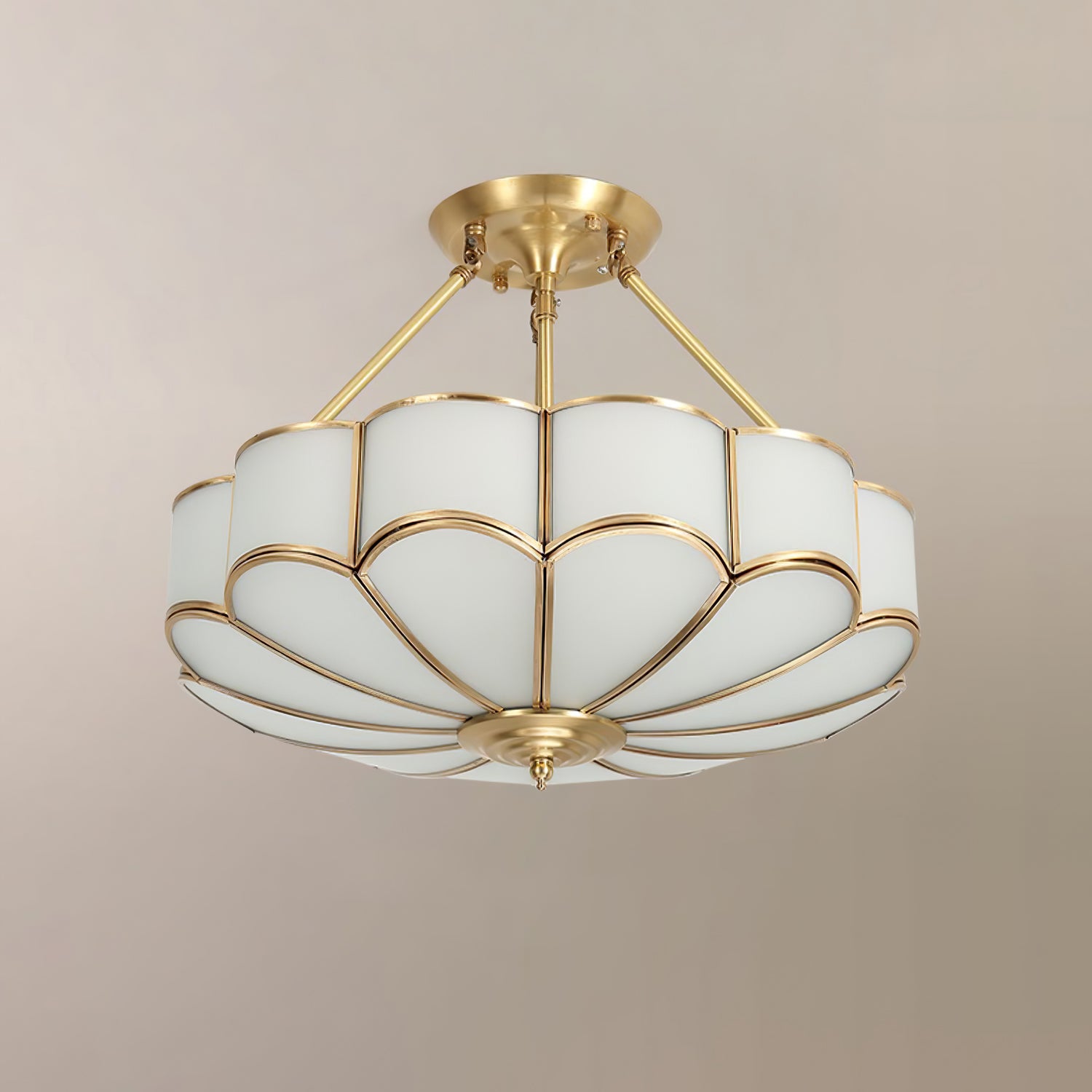 Flower Shape Glass Ceiling Light – Vakkerlight