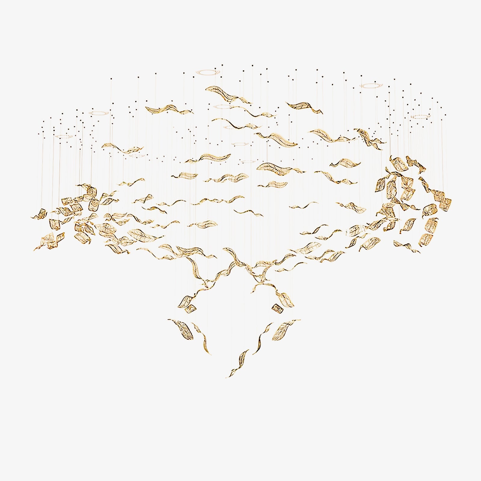 Fluttering Leaves Chandelier – Vakkerlight