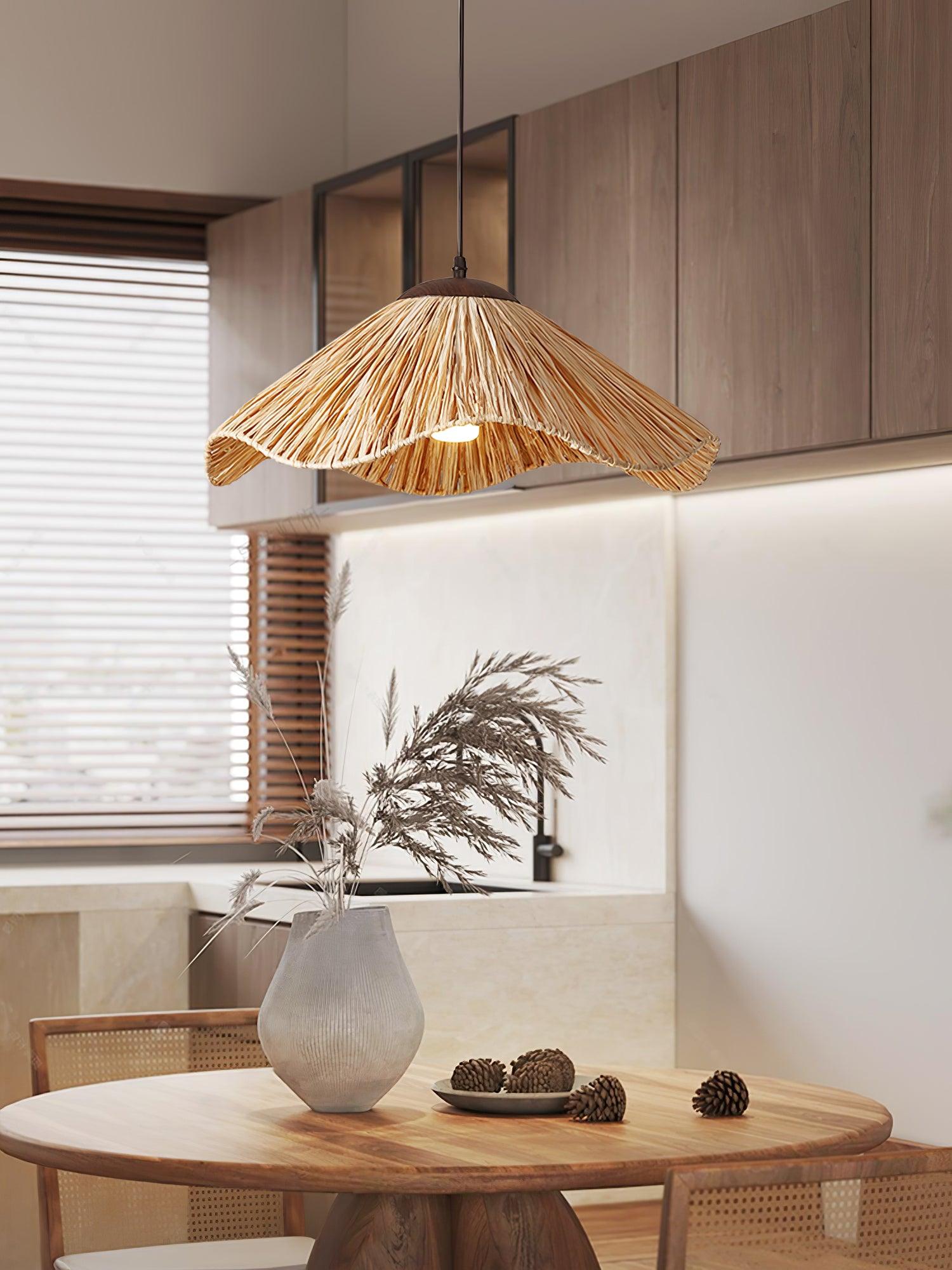 Straw Weaving Pendant Lamp – Vakkerlight