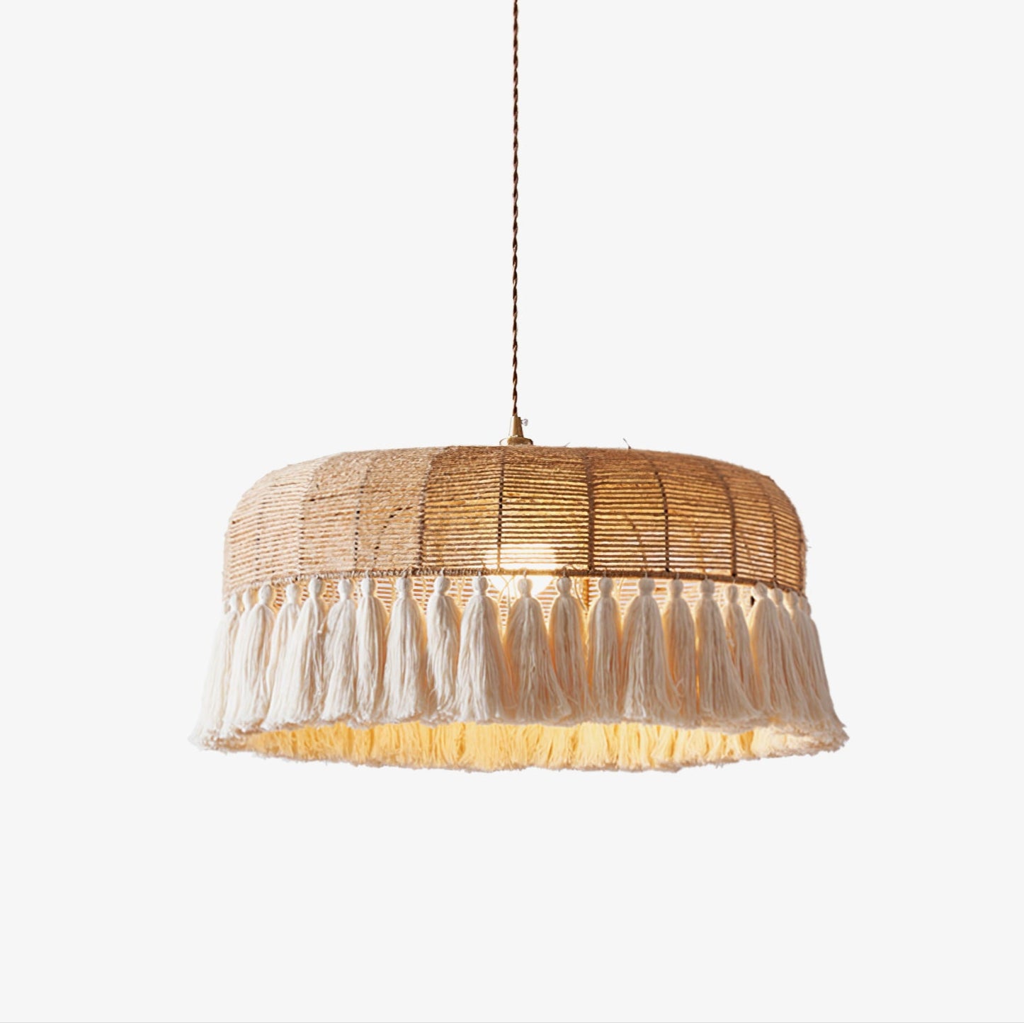 Handwoven Jute Pendant Light – Vakkerlight