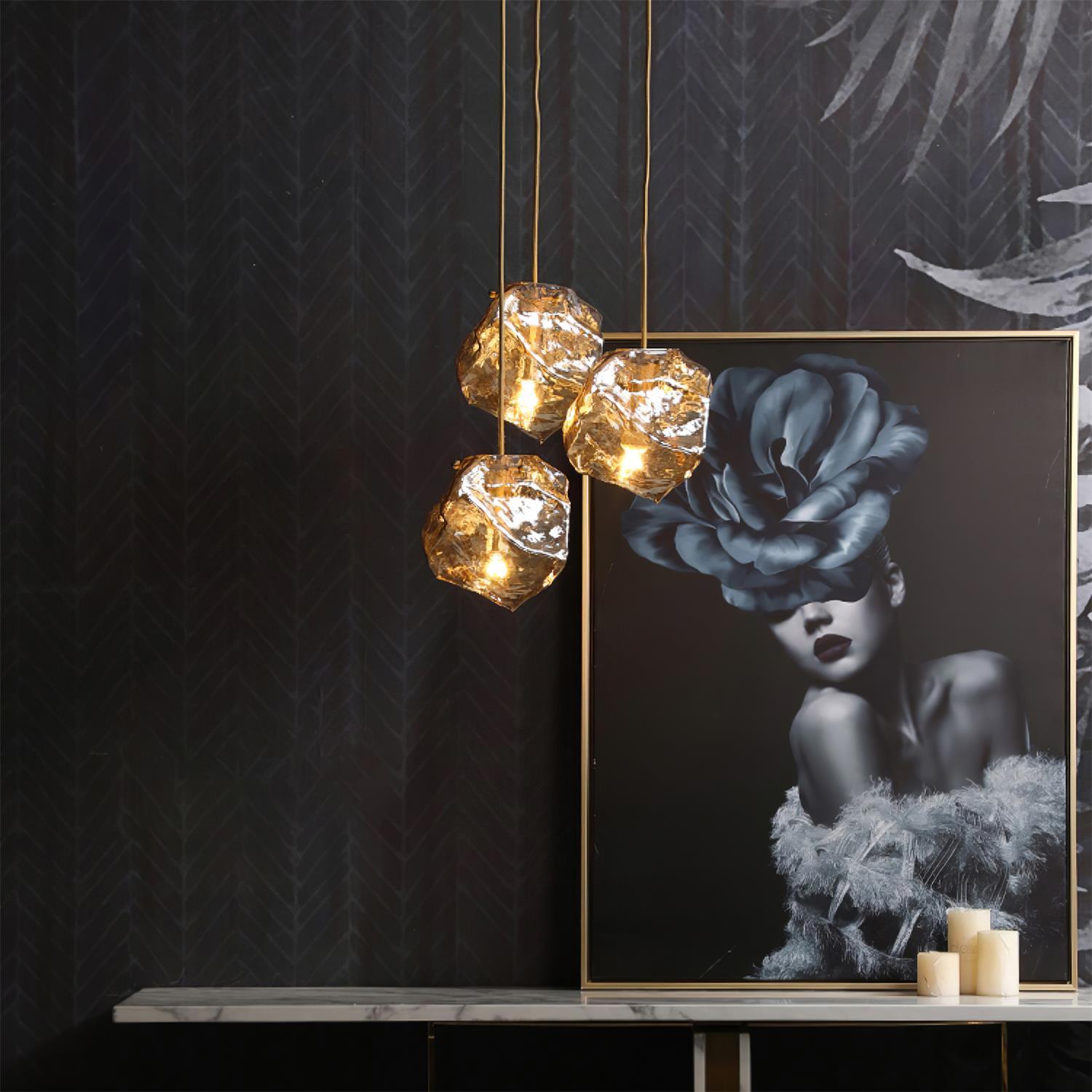 Illyria Ice Glass Pendant Lamp – Vakkerlight