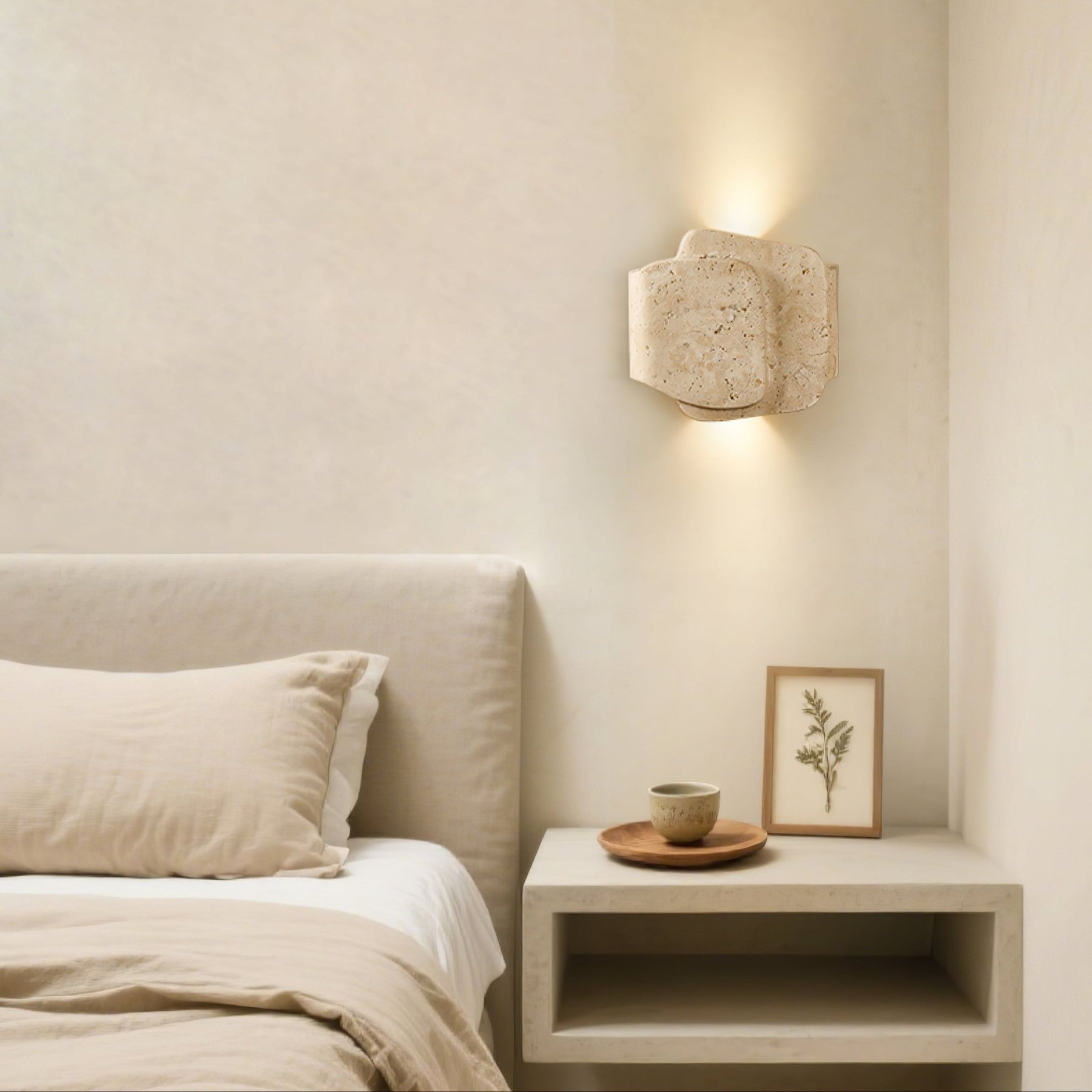 Layered Travertine Wall Light – Vakkerlight