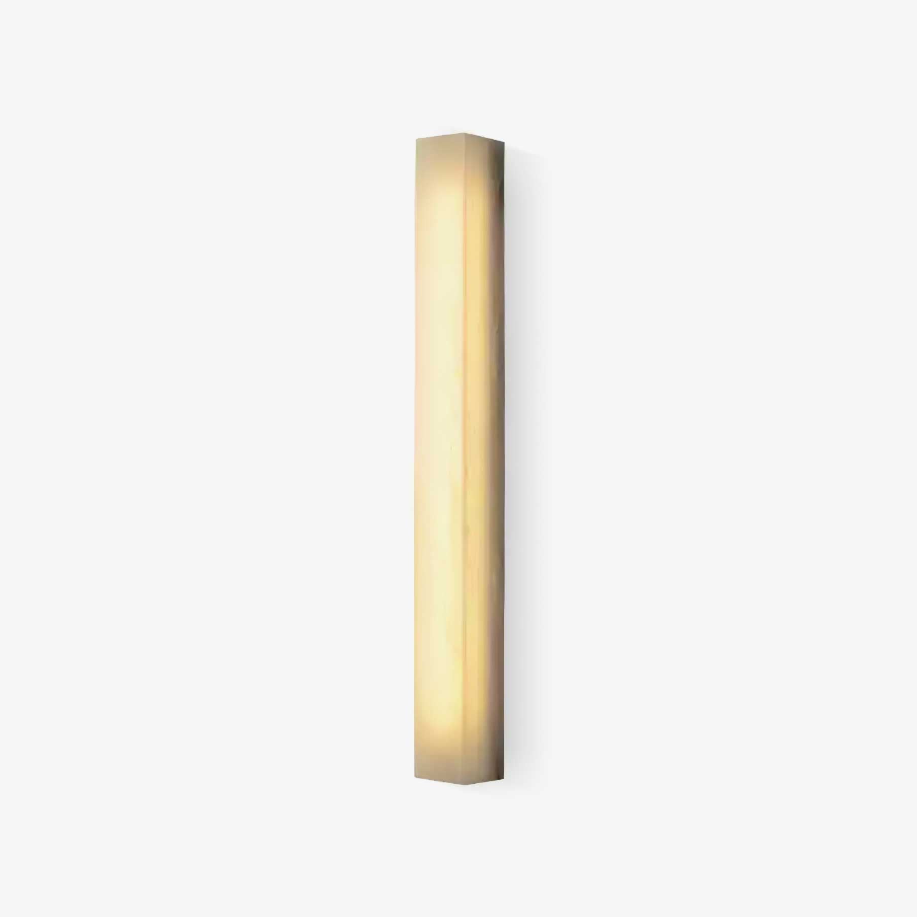 Lucent Pillar Alabaster Wall Light – Vakkerlight