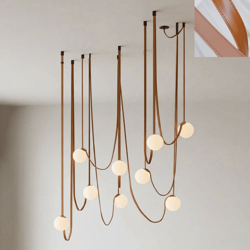 Multiple Belt Art Pendant Light – Vakkerlight