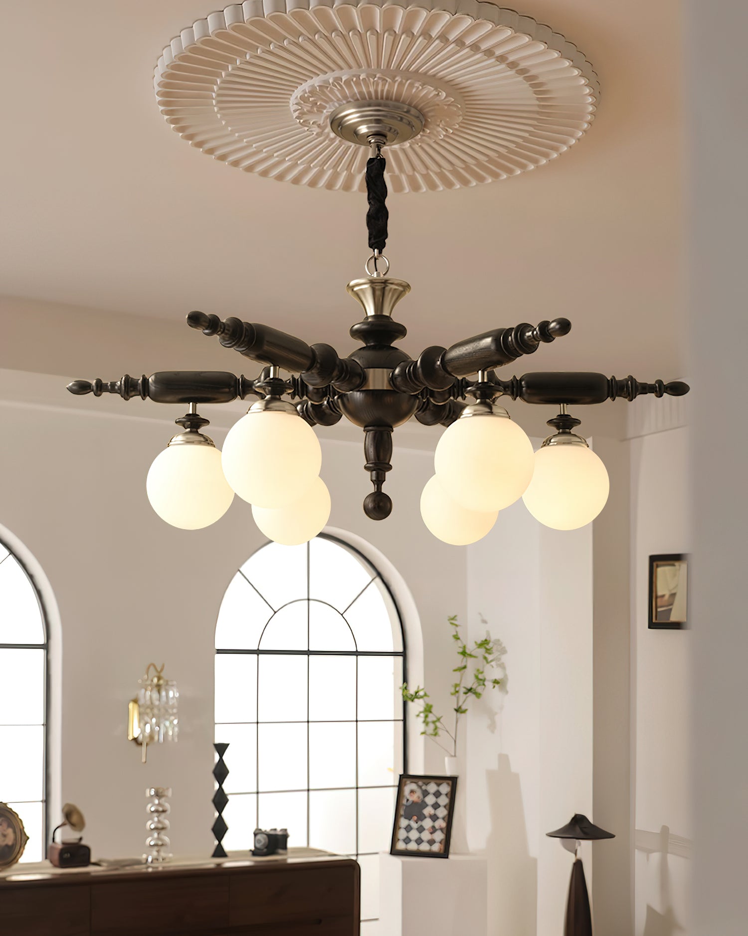Rotating Stick Chandelier – Vakkerlight