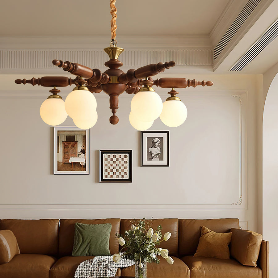 Rotating Stick Chandelier – Vakkerlight