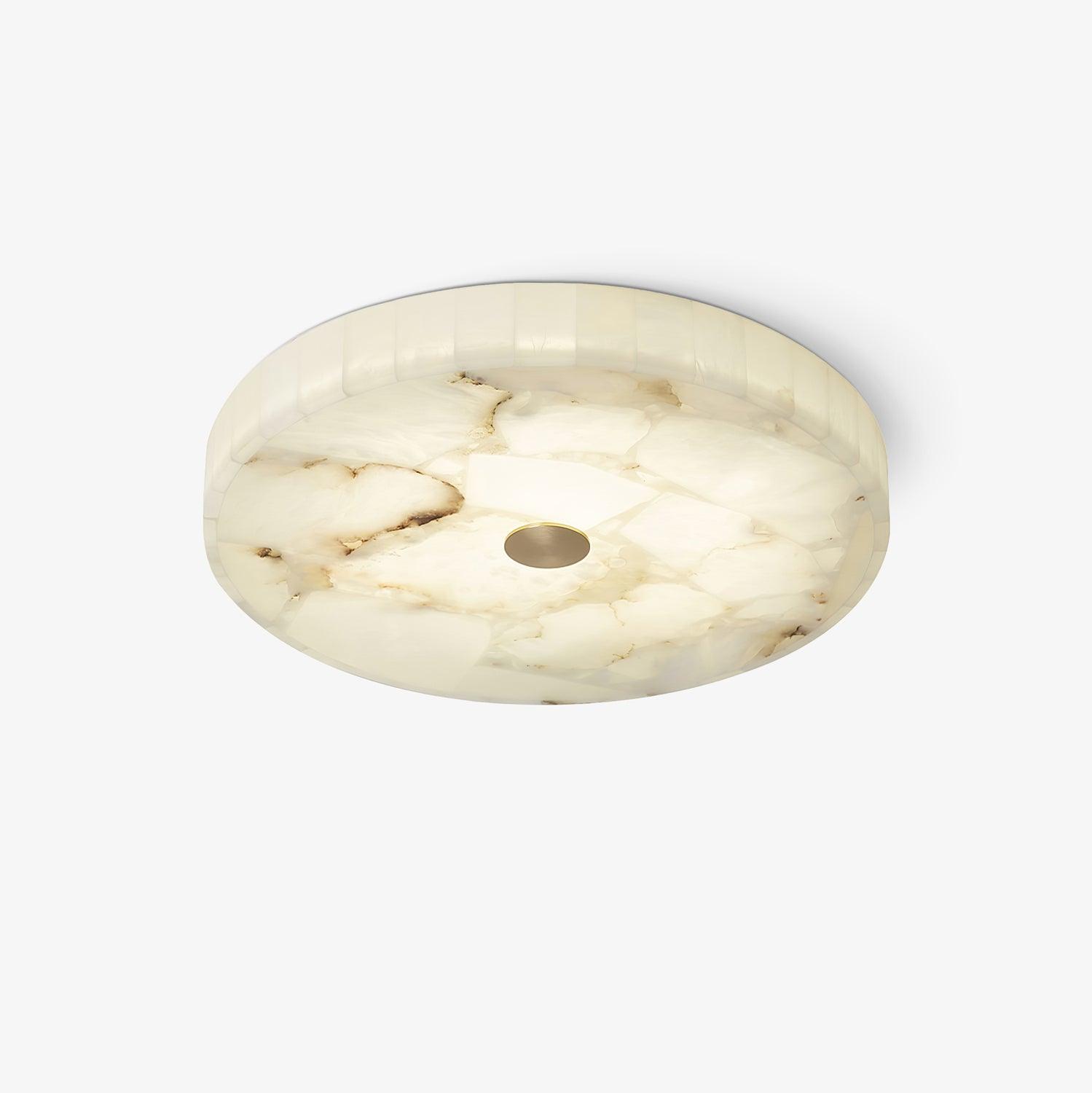 Round Alabaster Ceiling Lamp – Vakkerlight
