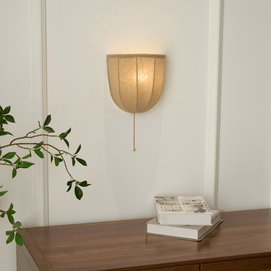 Sienna Linen Wall Sconce – Vakkerlight