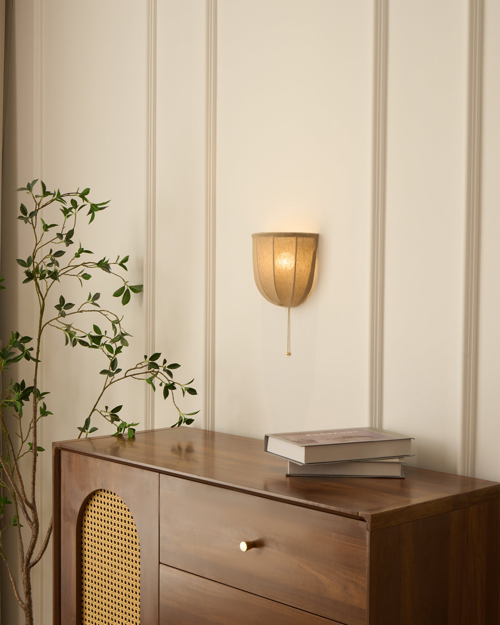 Sienna Linen Wall Sconce – Vakkerlight