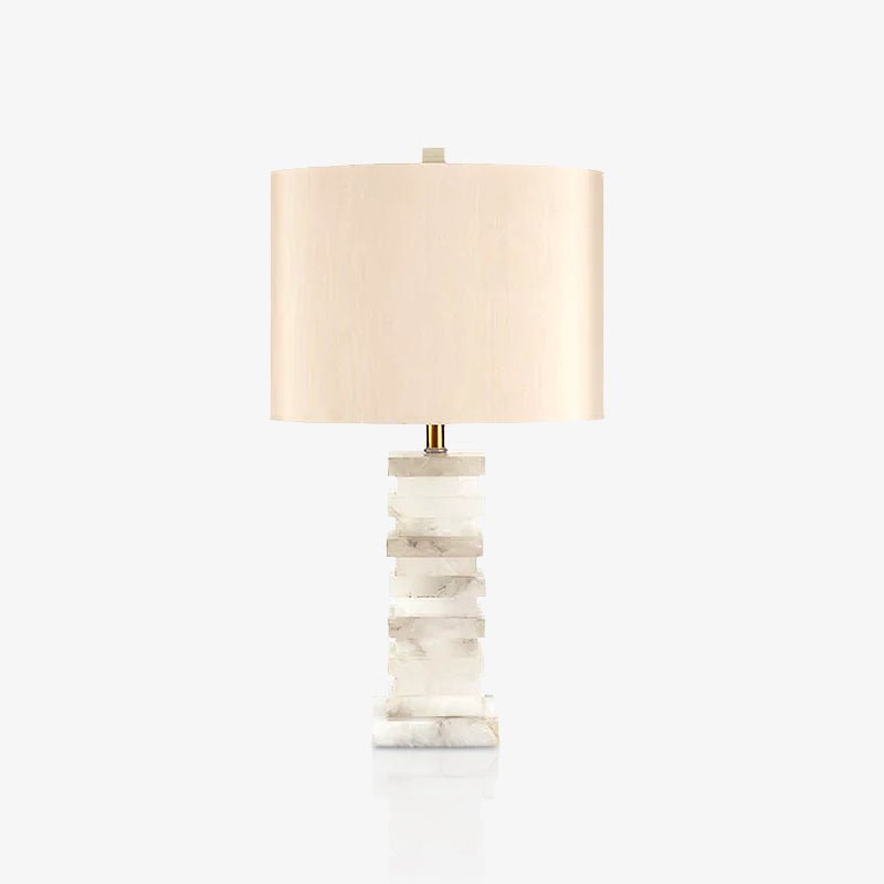 Stacked Alabaster Table Lamp – Vakkerlight