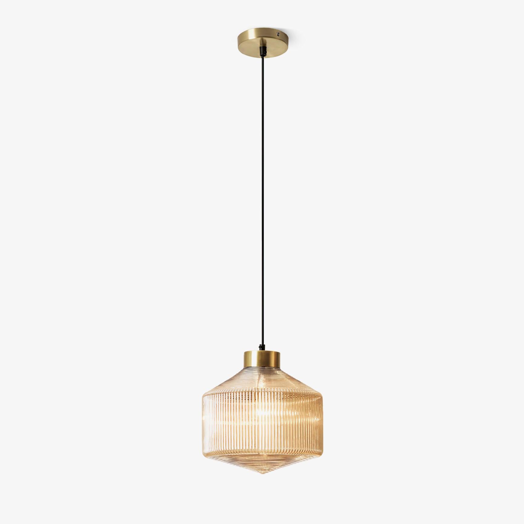 Striped Spinning Top Pendant Light – Vakkerlight