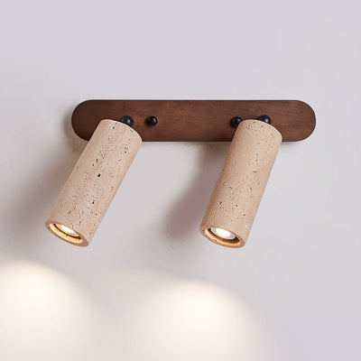 Travertine Triple Spotlight Wall Lamp – Vakkerlight