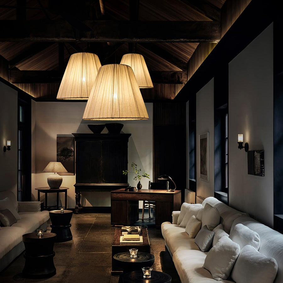 Textile Taper Pendant Lamp – Vakkerlight