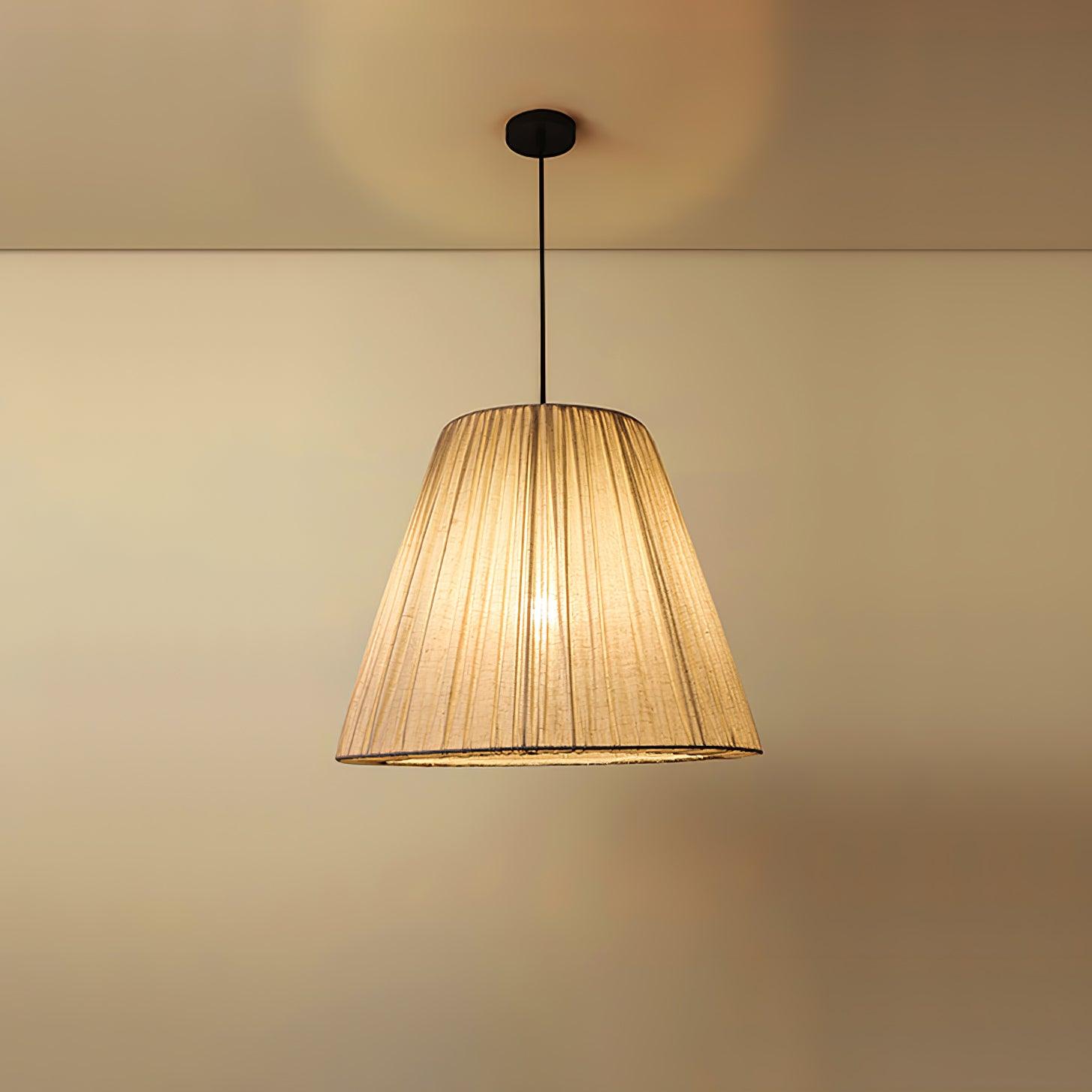 Textile Taper Pendant Lamp – Vakkerlight