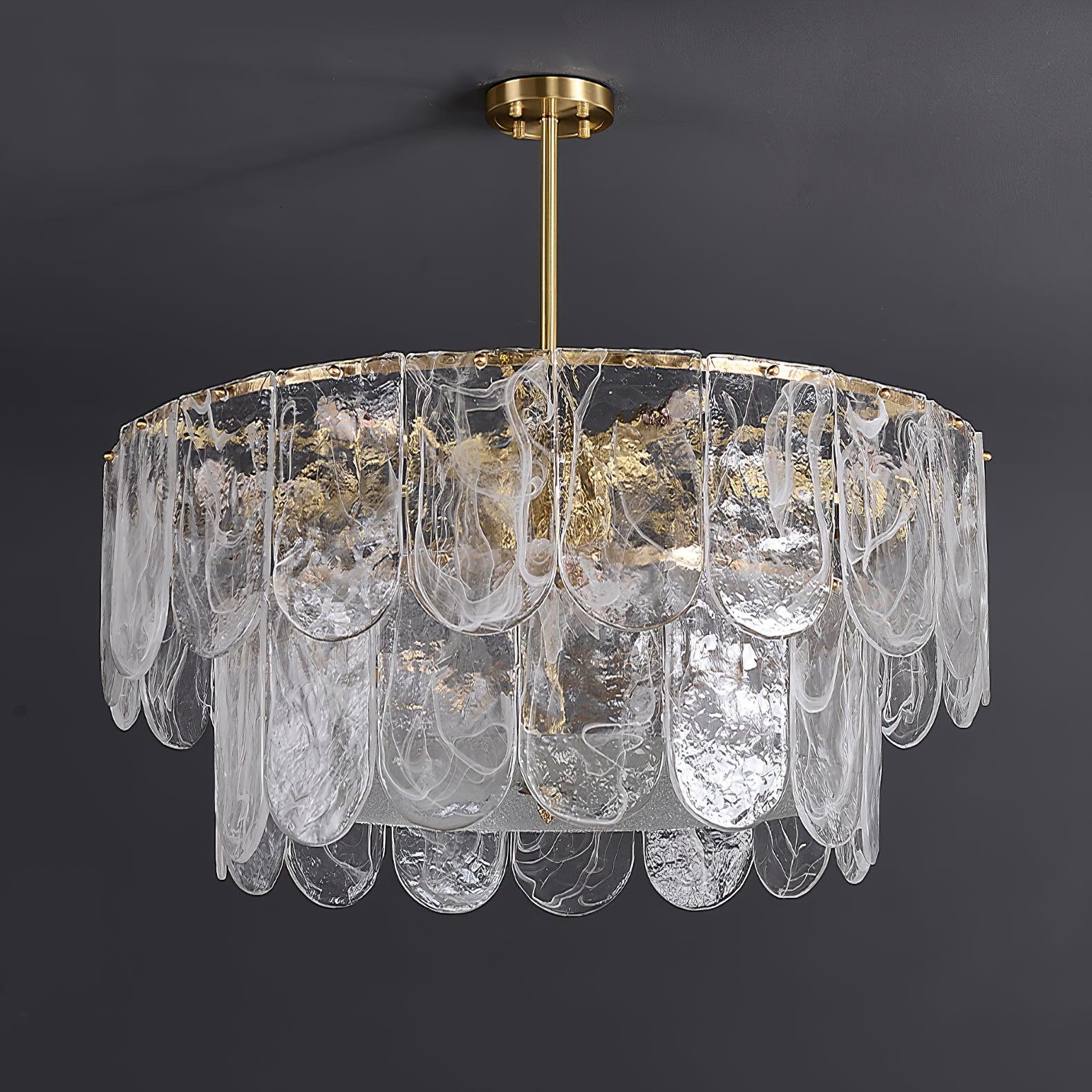 Traditional Classic Metal Glass Chandelier – Vakkerlight