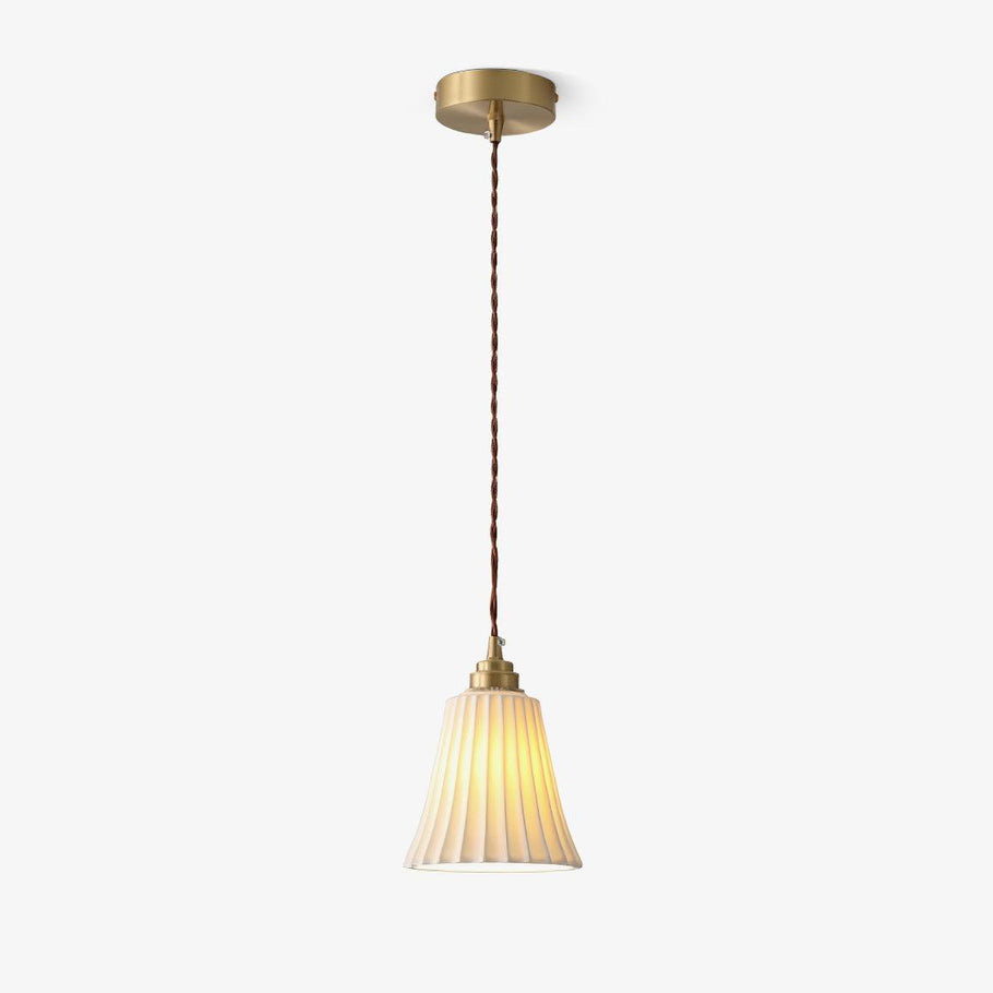 Trumpet Ceramic Pendant Light – Vakkerlight
