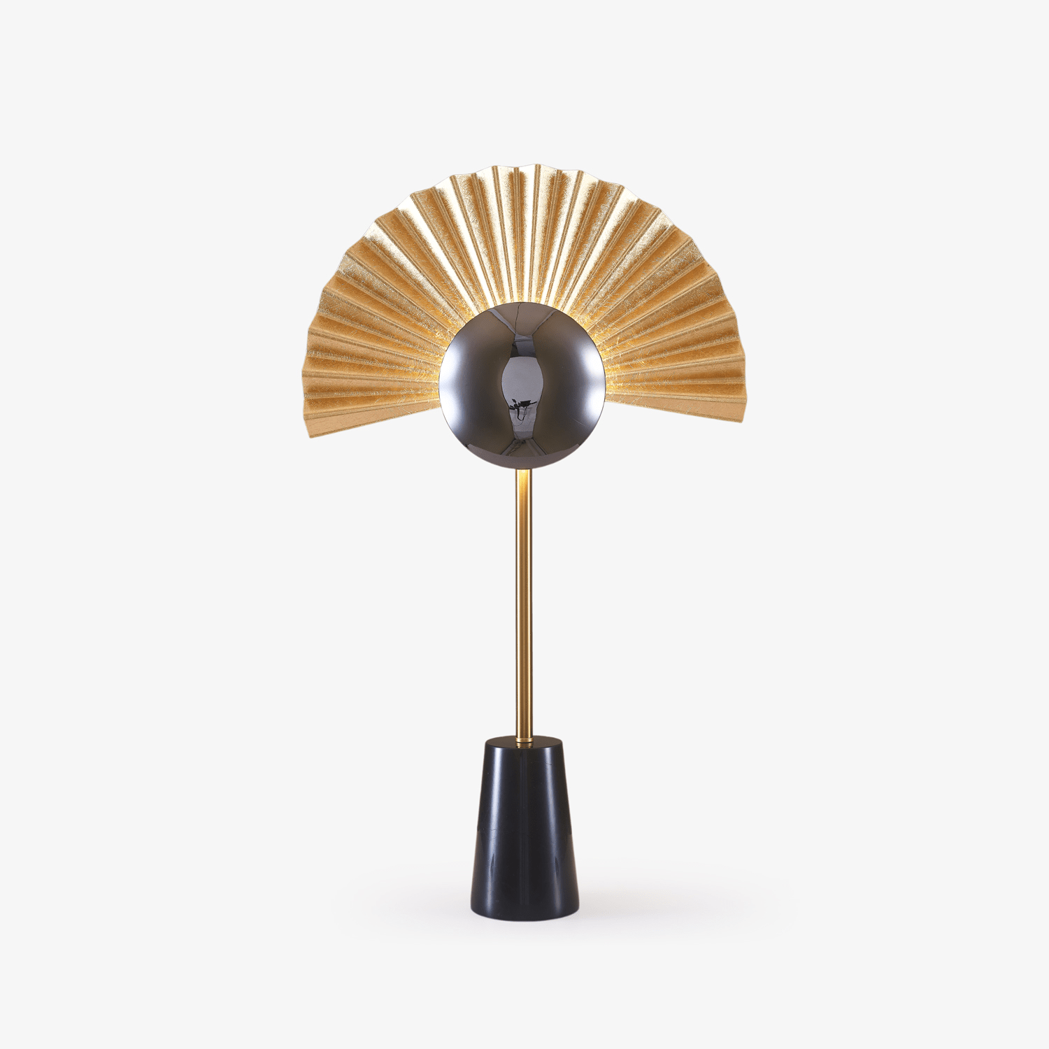 Gilded Fan Table Lamp – Vakkerlight