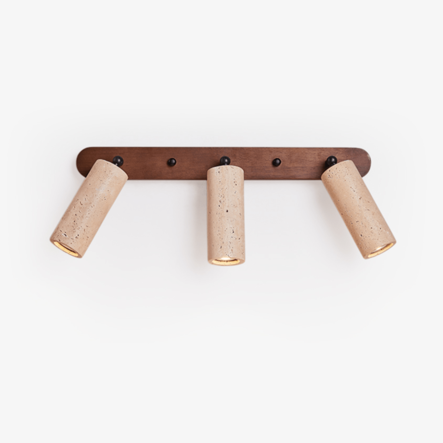 Travertine Triple Spotlight Wall Lamp – Vakkerlight