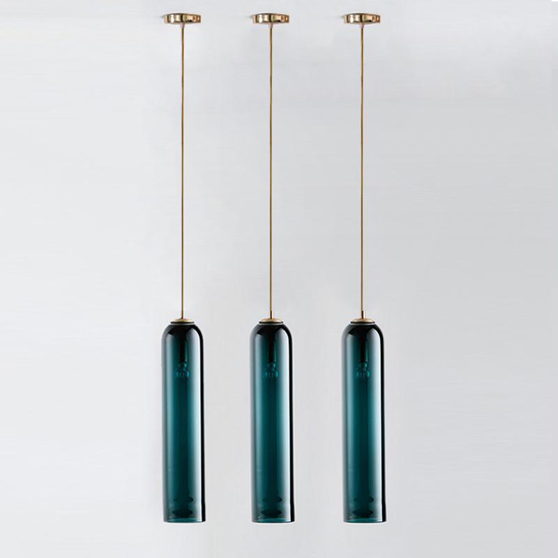 Long Tube Glass Pendant Light – Vakkerlight