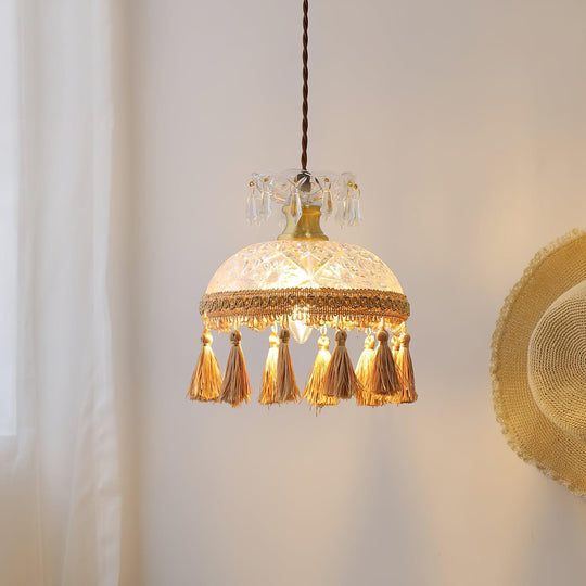 Bowl Tassel Pendant Light – Vakkerlight
