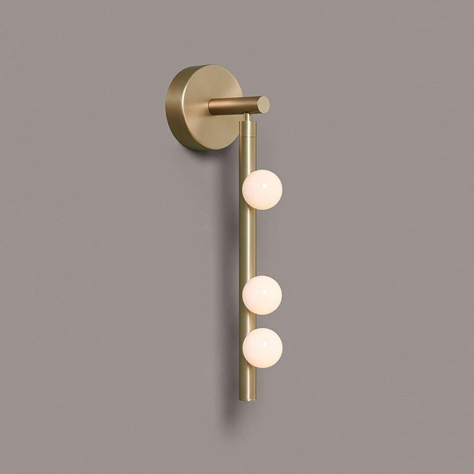 Brass Glass Tube Wall Lamp – Vakkerlight