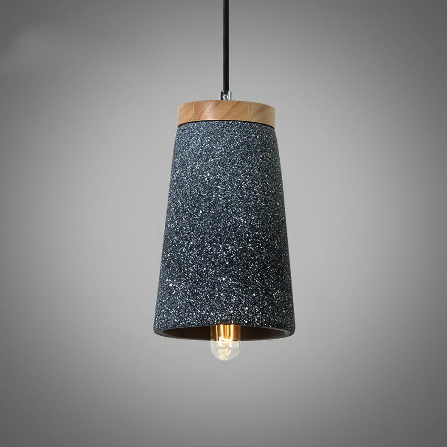 Coburg Wood Cement Pendant Light – Vakkerlight