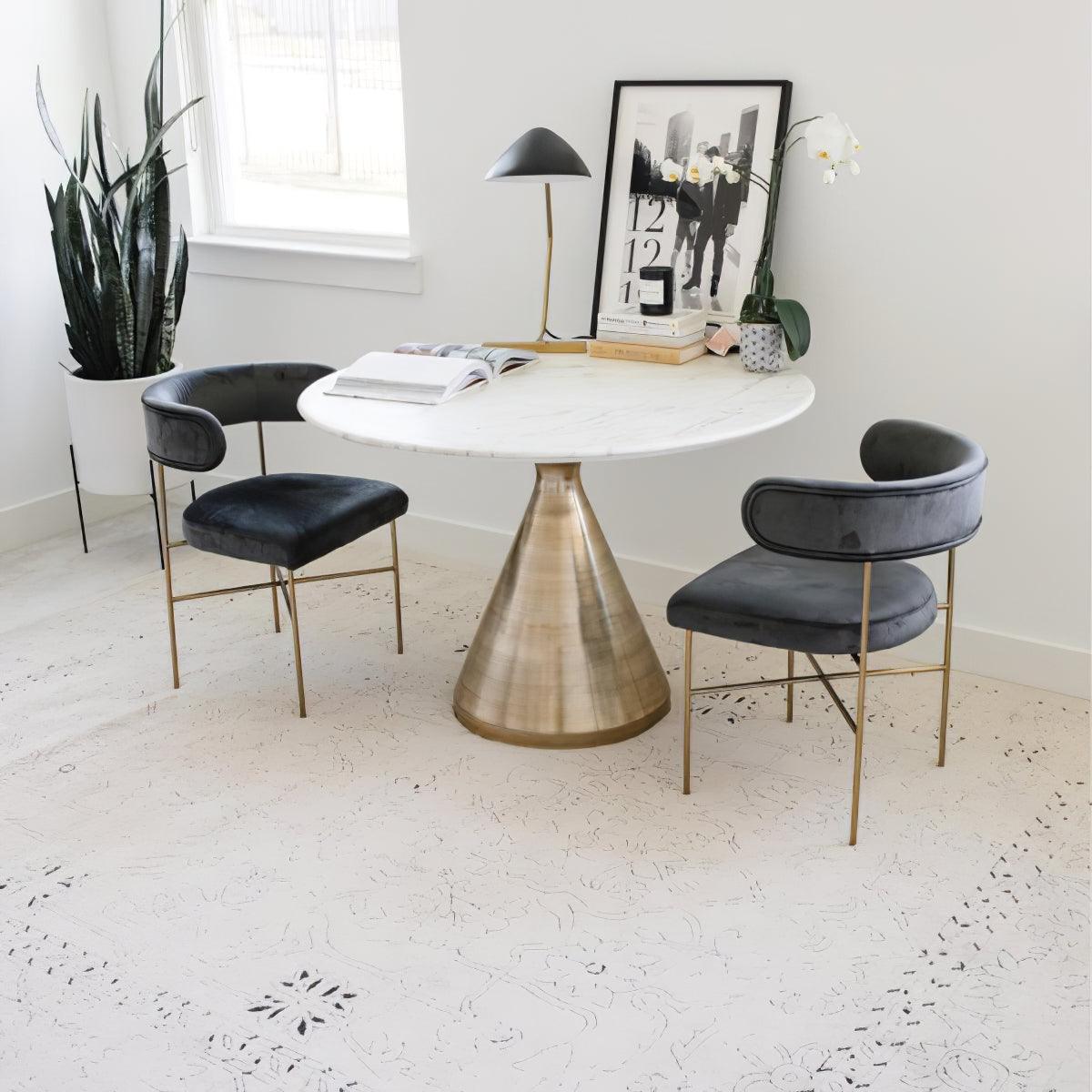 Curvilinear Mid-Century Table Lamp – Vakkerlight