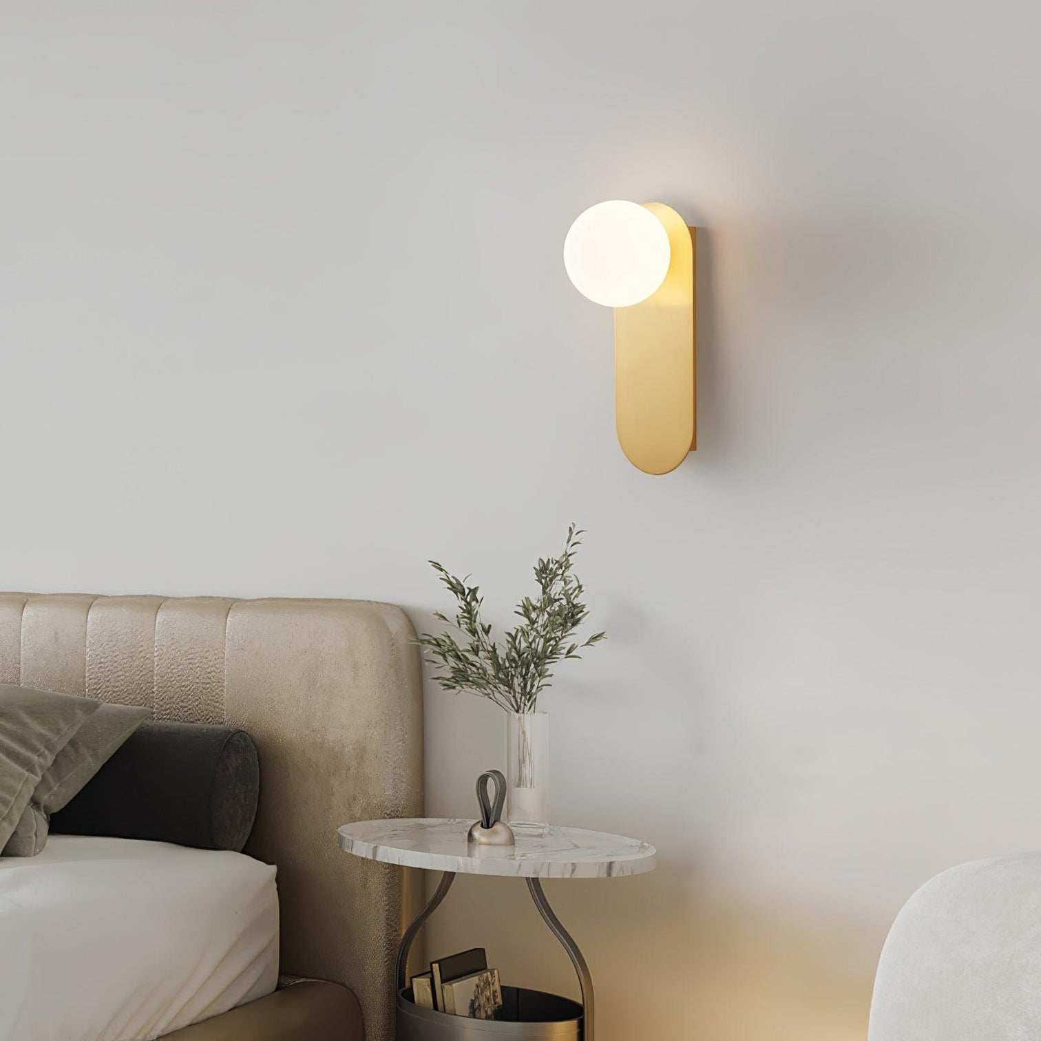 Flat Base Globe Sconce – Vakkerlight