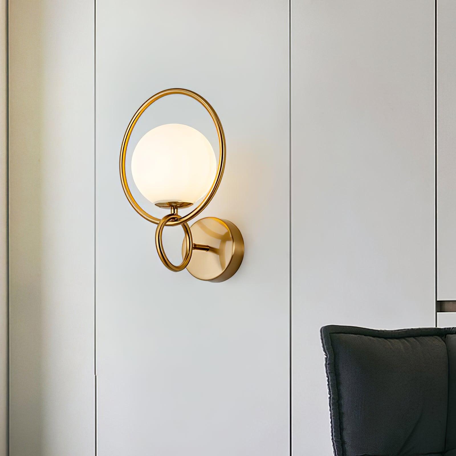 Fort Halo Gold Wall Light – Vakkerlight
