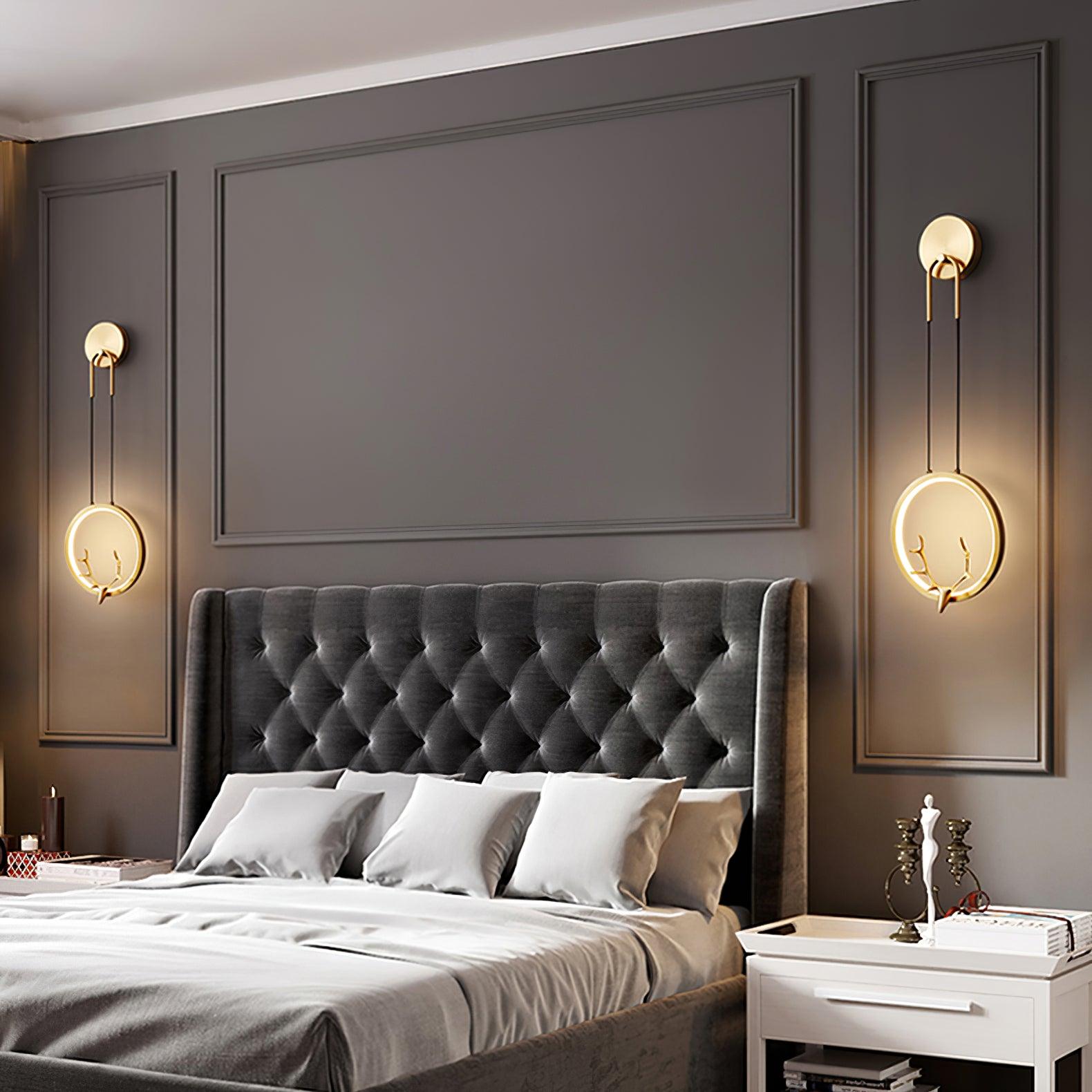 Golden Antler Wall Light – Vakkerlight