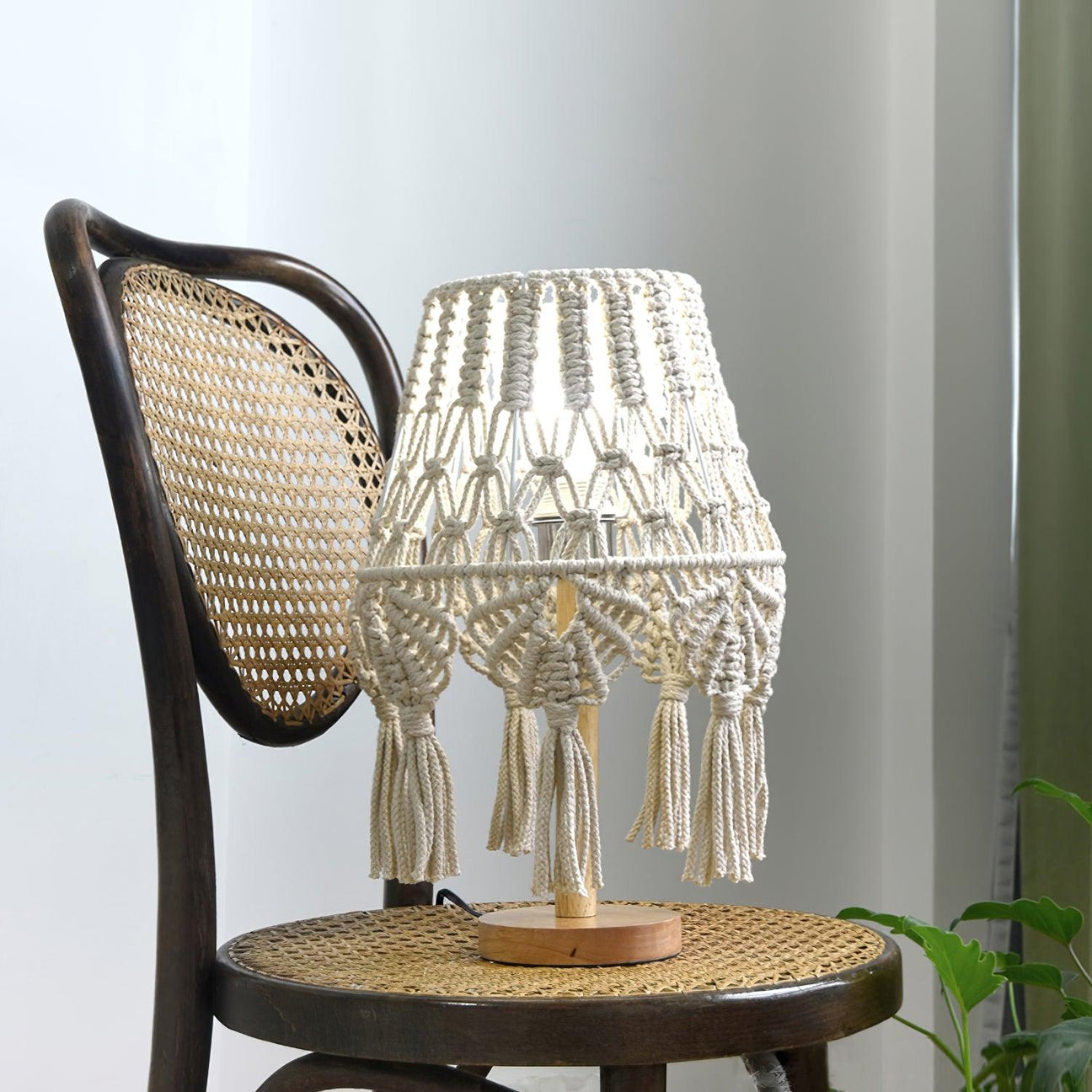 Macrame Table Lamp – Vakkerlight