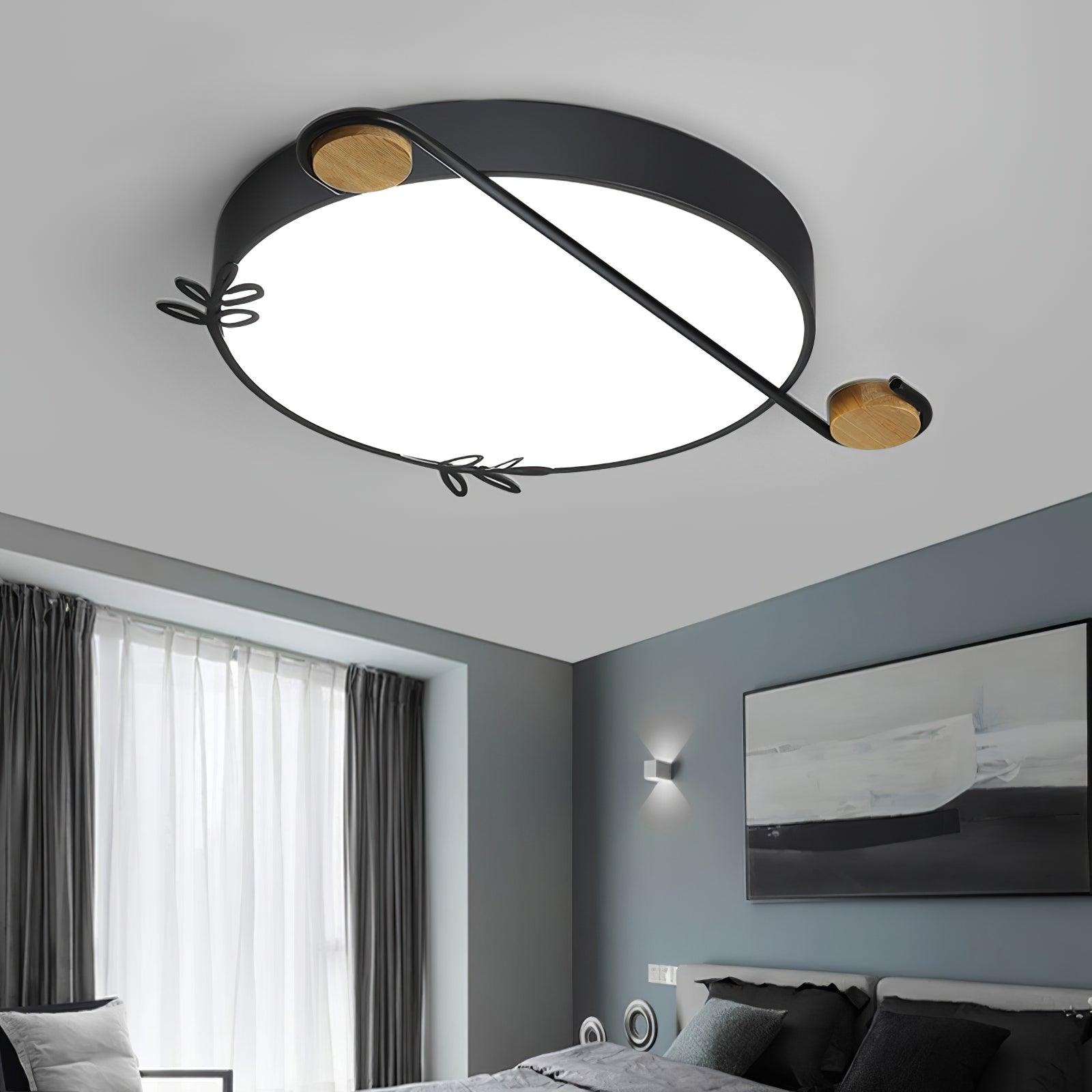 Musical Note Round Ceiling Lamp – Vakkerlight