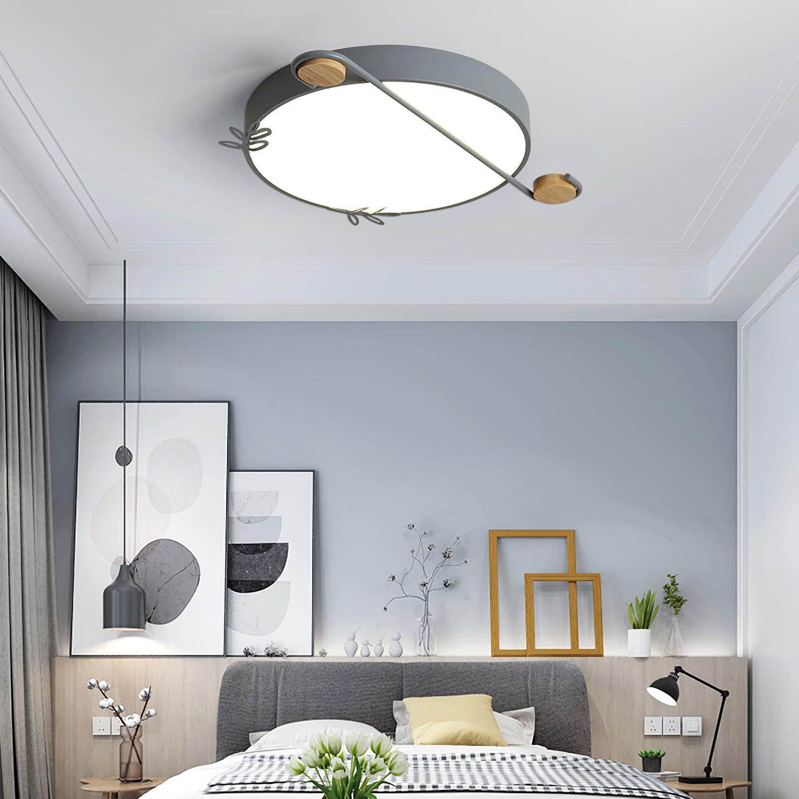 Musical Note Round Ceiling Lamp – Vakkerlight