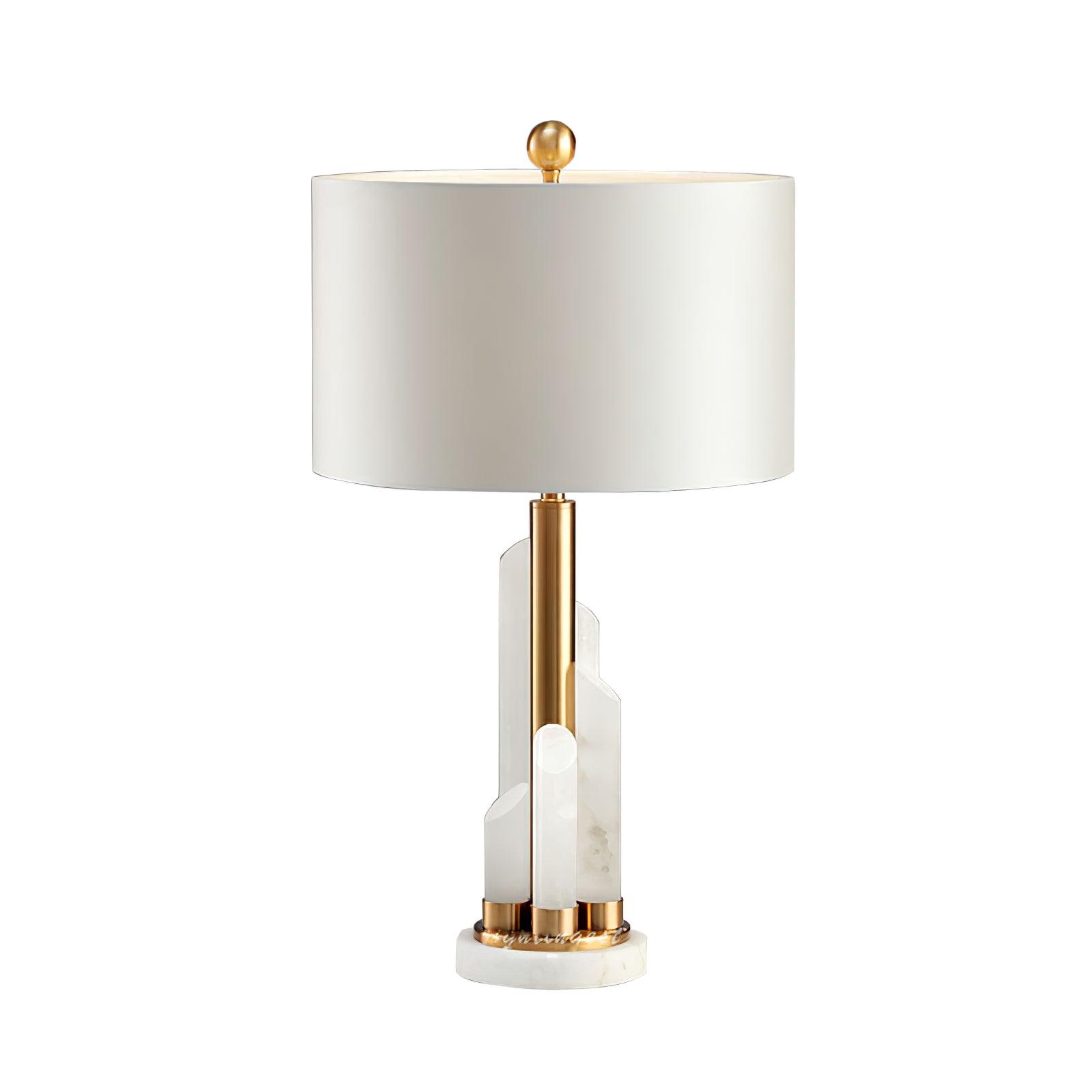 Orbit Metal Alabaster Table Lamp – Vakkerlight