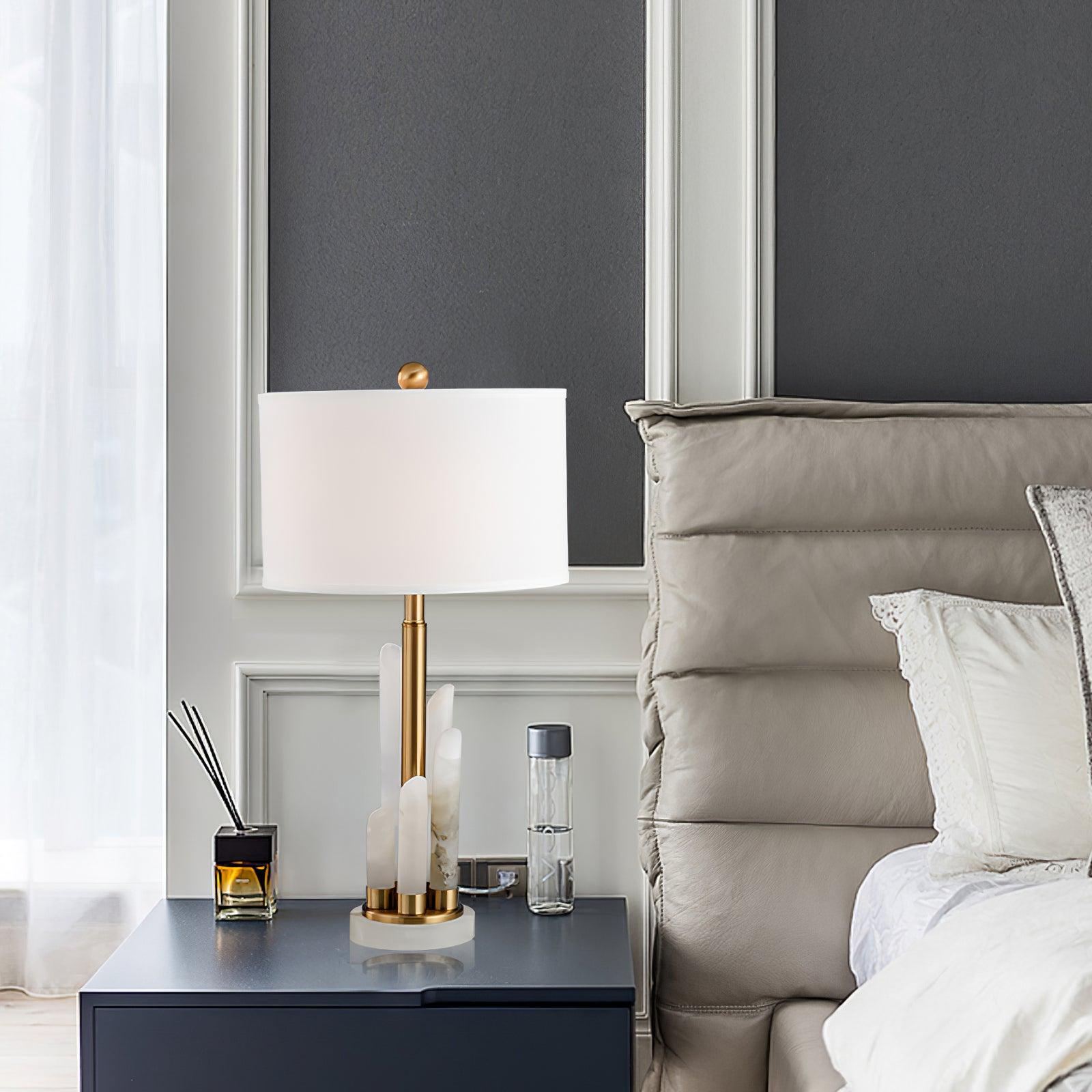 Orbit Metal Alabaster Table Lamp – Vakkerlight